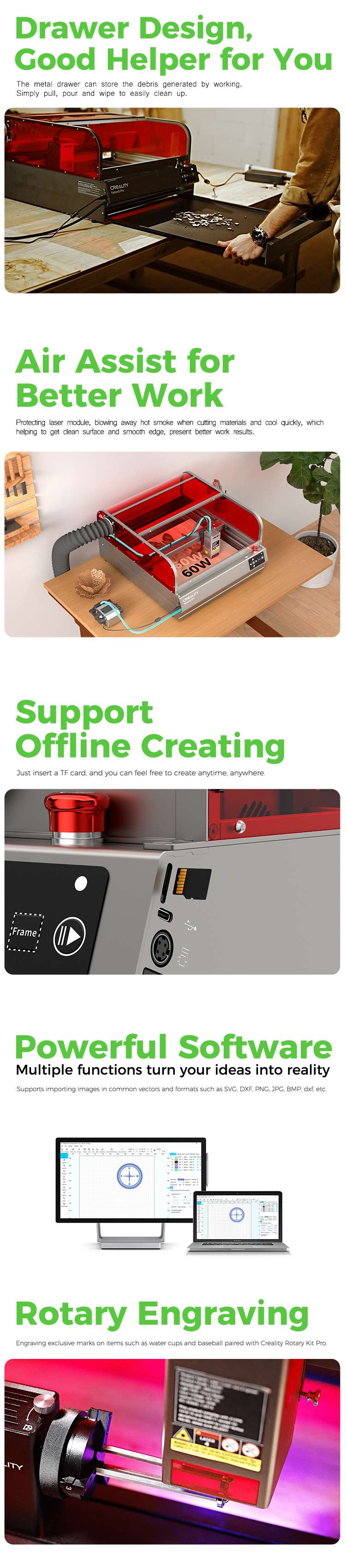 Creality Falcon-2 Pro 60W