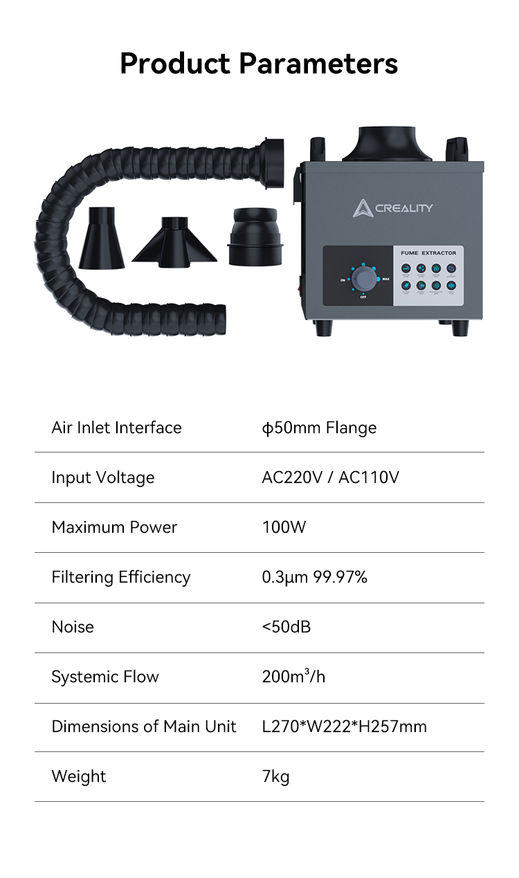 Creality Fume Extractor Machine