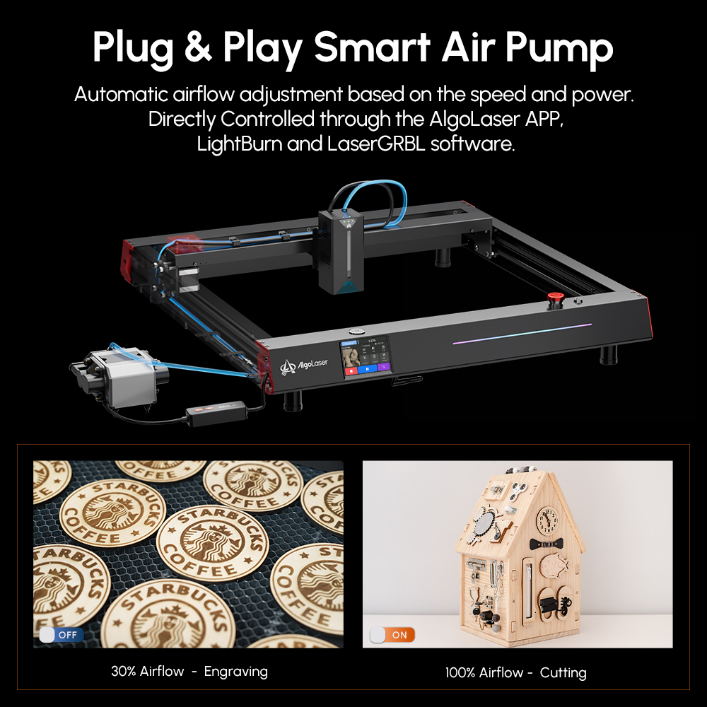 AlgoLaser Delta 22W Smart Laser Engraver and Cutter