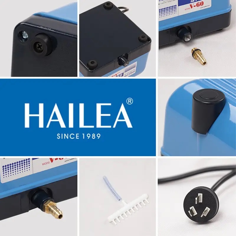 Hailea V-30 30L/min Low Noise Air Compressor for Laser Engravers and ...