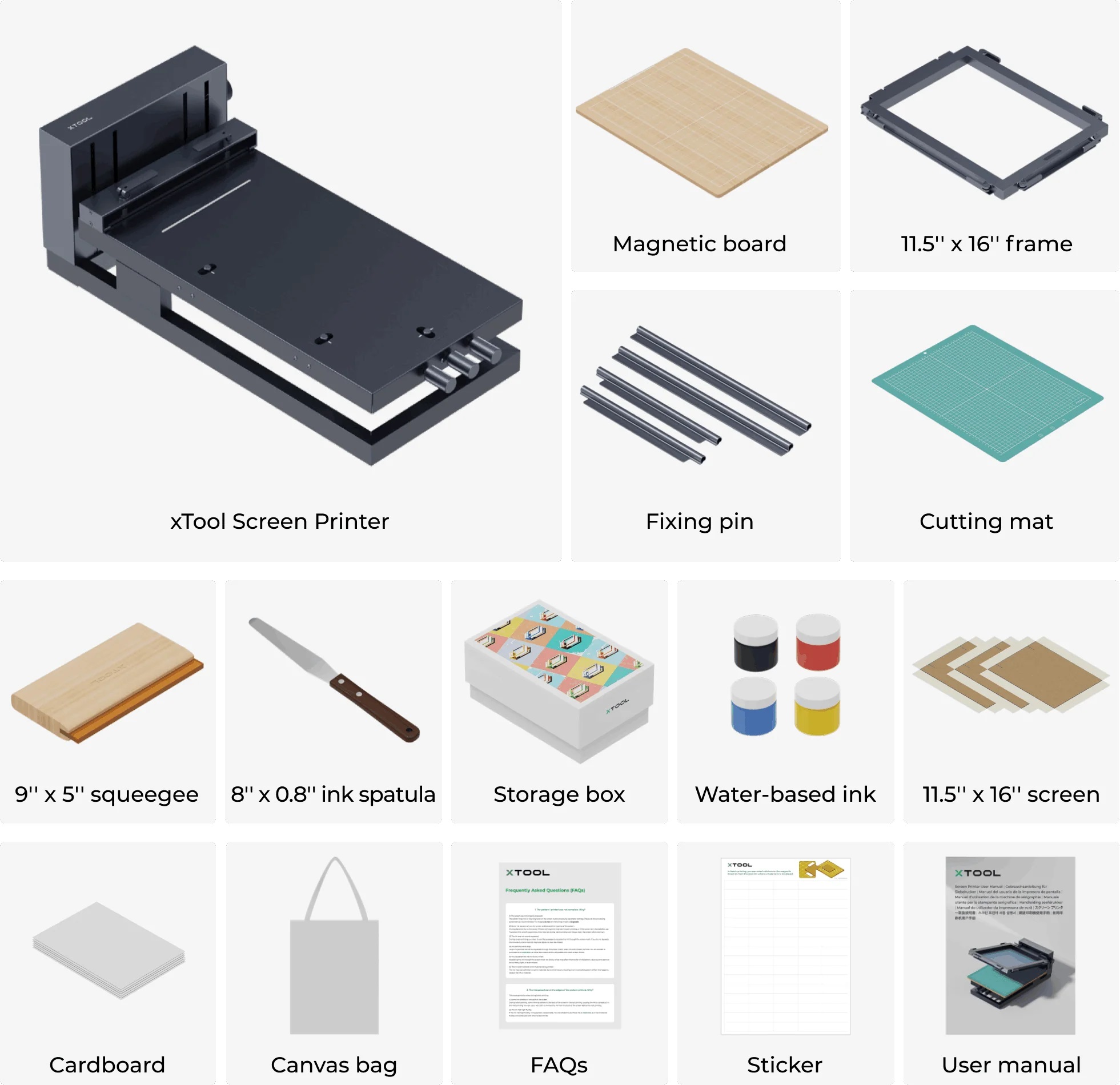 xTool Screen Printer 1st Screen Printing Solution for Laser Machines ...