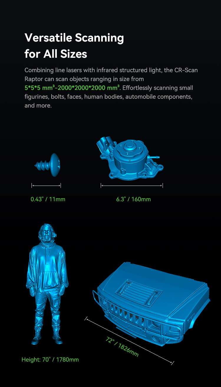 Creality Scan Raptor 3D Scanner