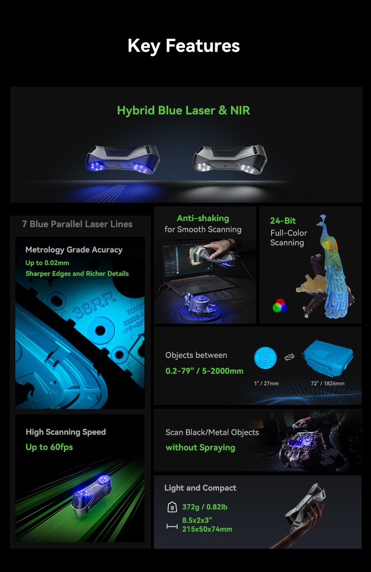 Creality Scan Raptor 3D Scanner