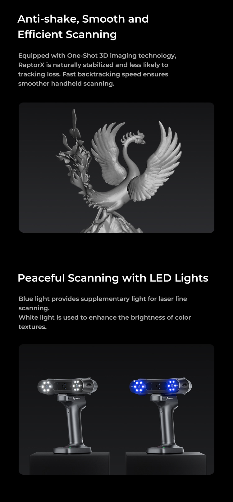 Creality RaptorX & Scan Bridge Kit 3D Scanner