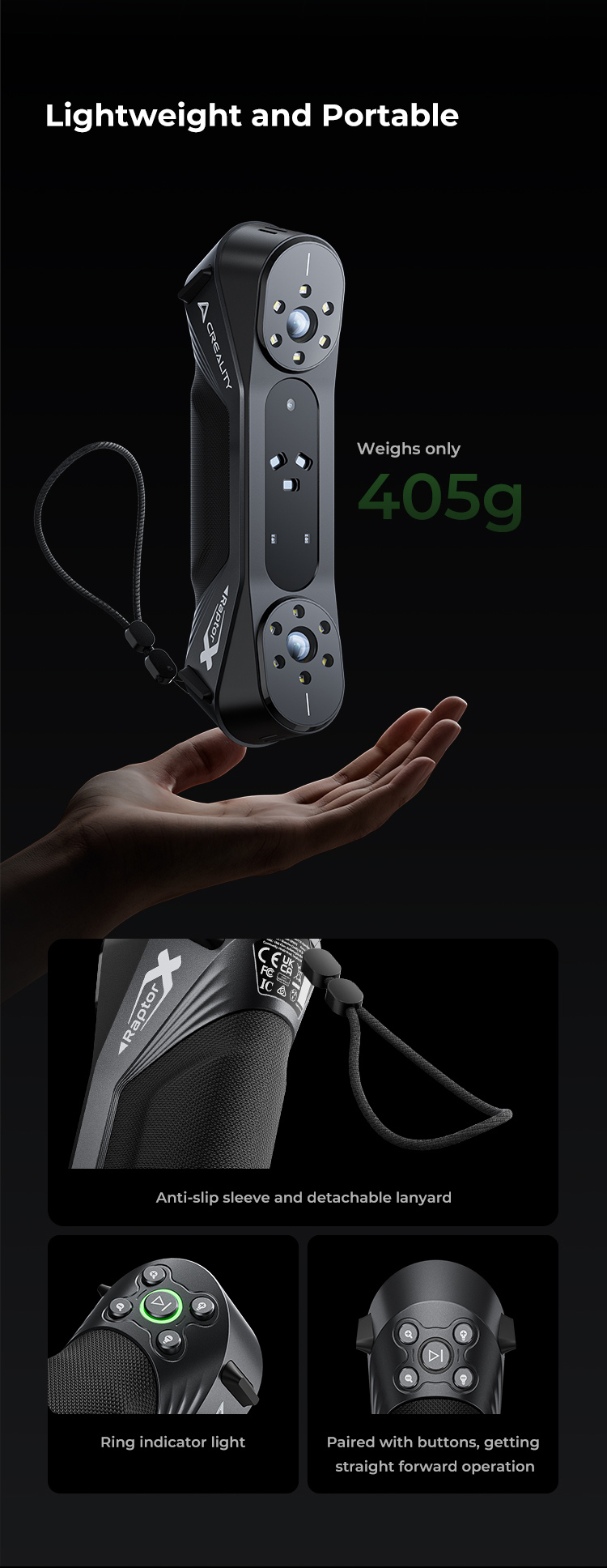 Creality RaptorX & Scan Bridge Kit 3D Scanner