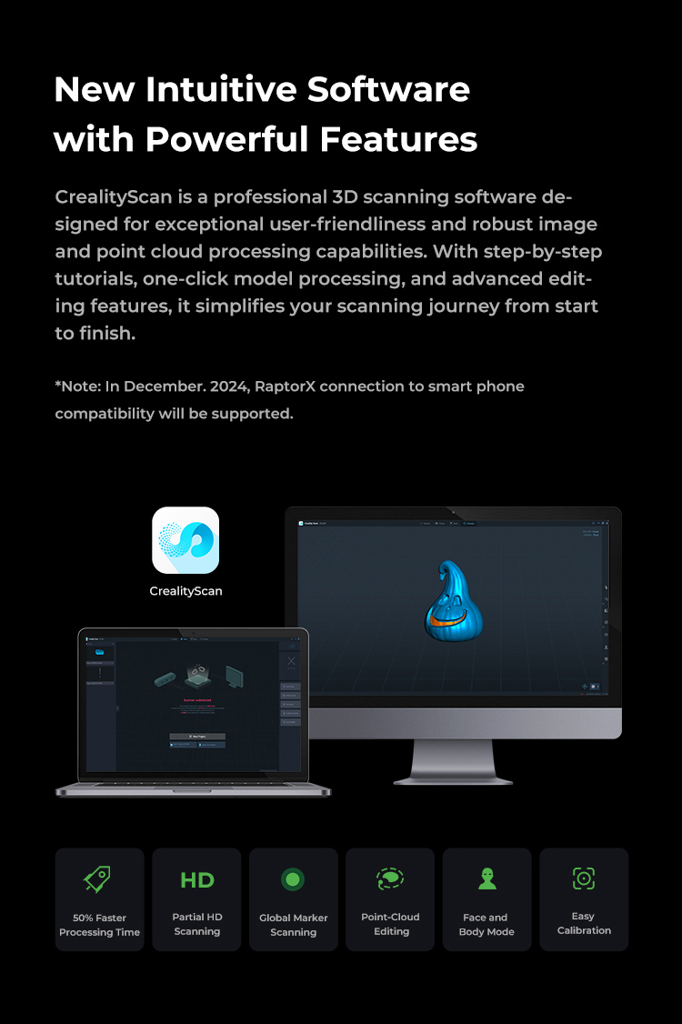 Creality RaptorX & Scan Bridge Kit 3D Scanner