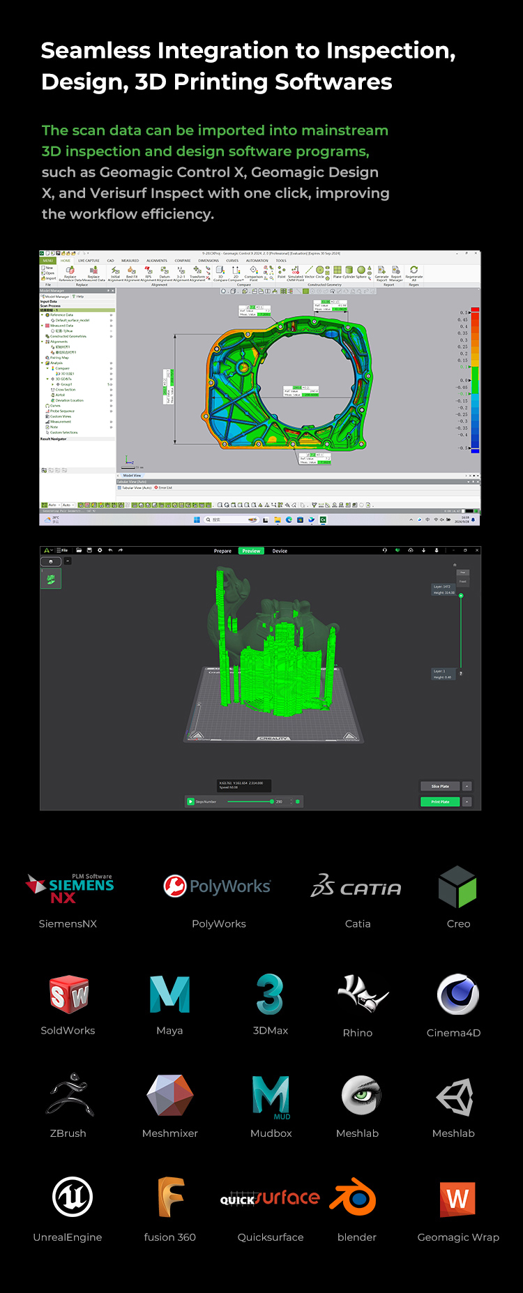 Creality RaptorX & Scan Bridge Kit 3D Scanner