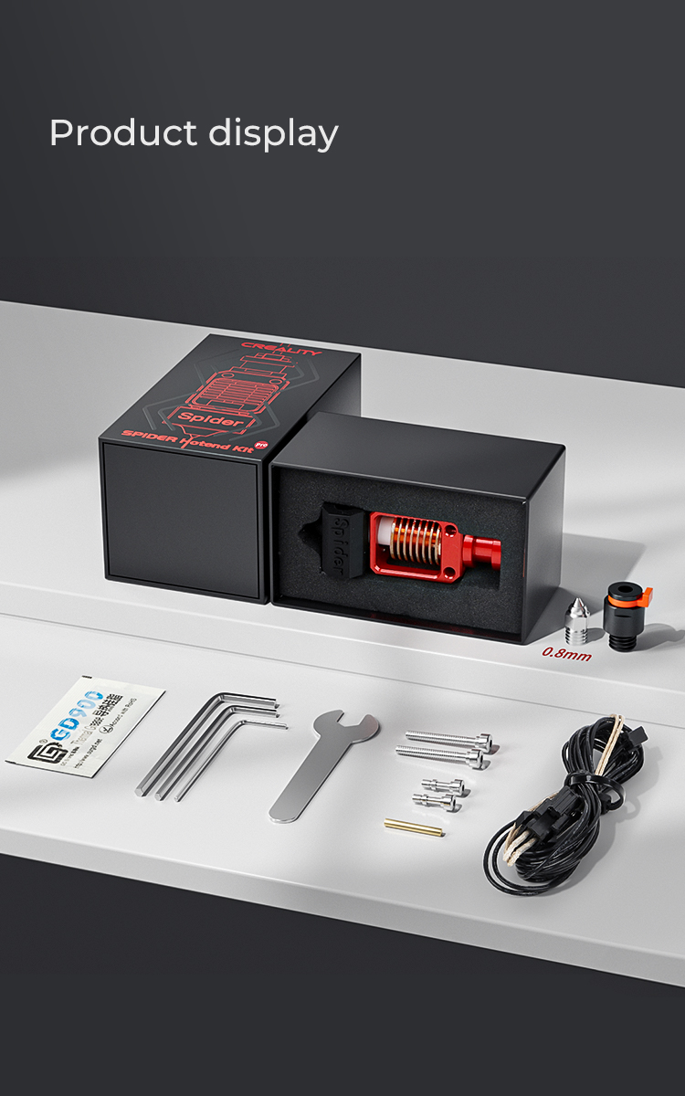spider, spider-pro, hotend