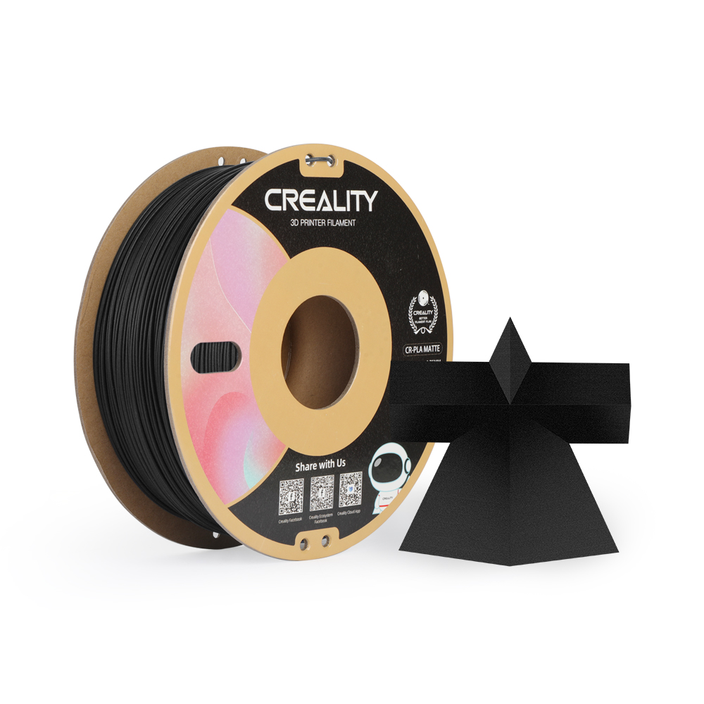 Creality Premium CR-PLA Matte Filament 1.0Kg 1.75mm MATTE BLACK