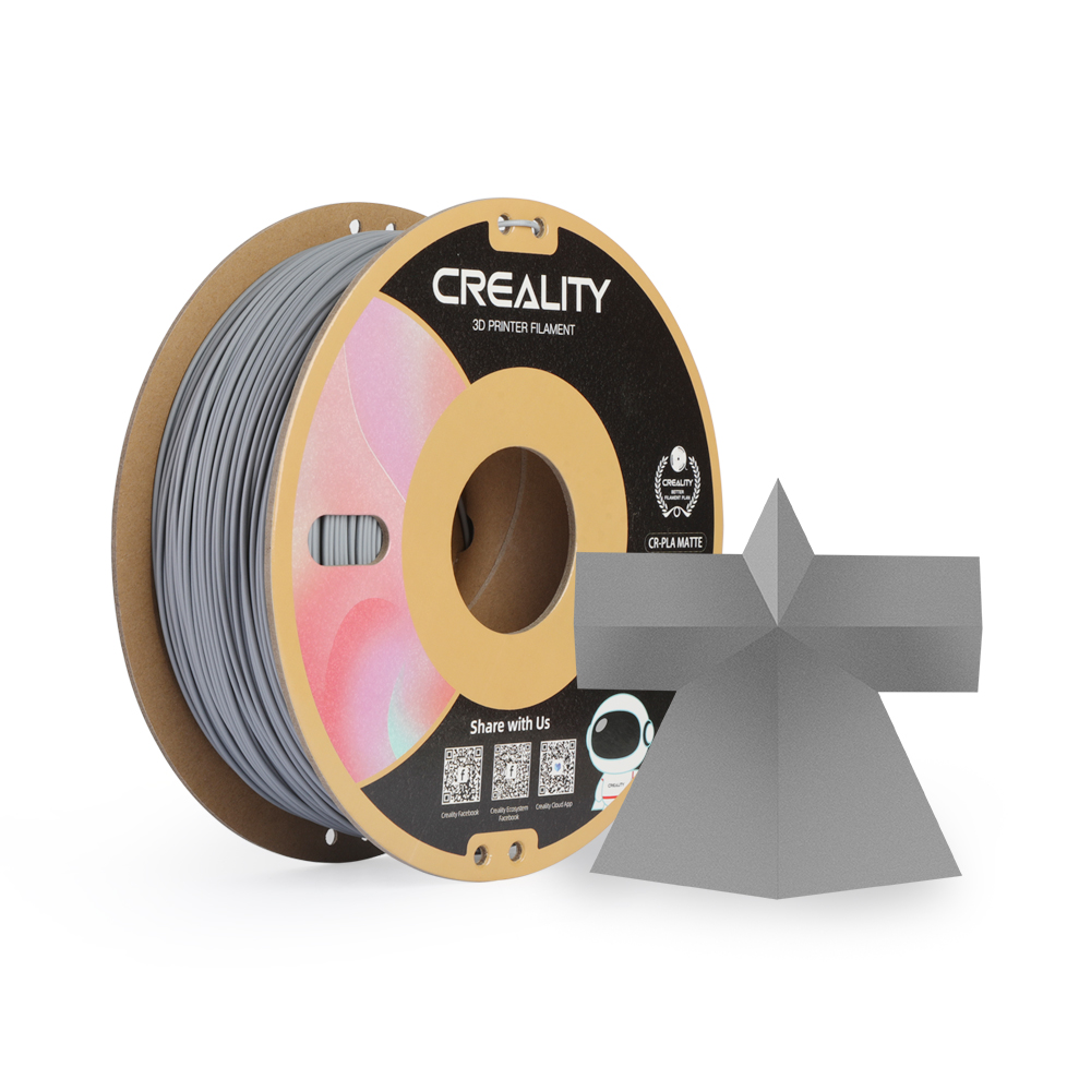 Creality Premium CR-PLA Matte Filament 1.0Kg 1.75mm MATTE GREY