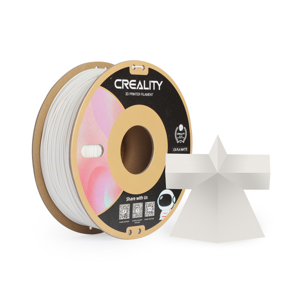 Creality Premium CR-PLA Matte Filament 1.0Kg 1.75mm WHITE