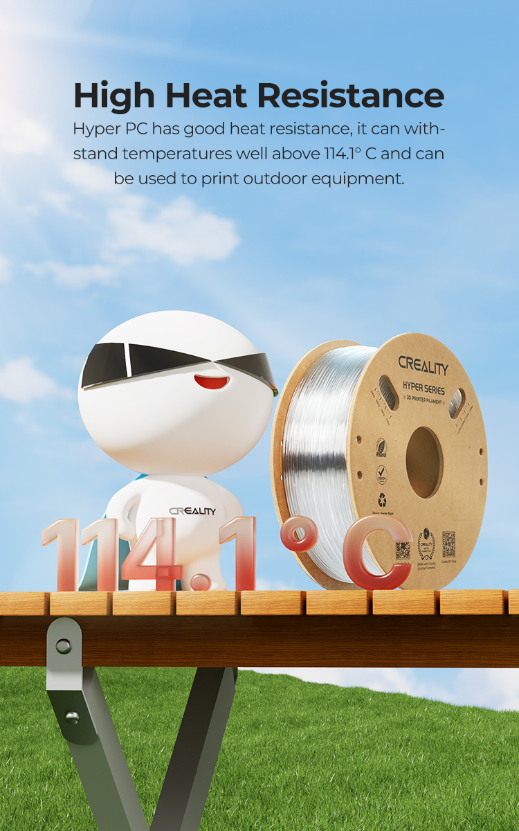 Creality Hyper PC Filament 1.75mm 1KG