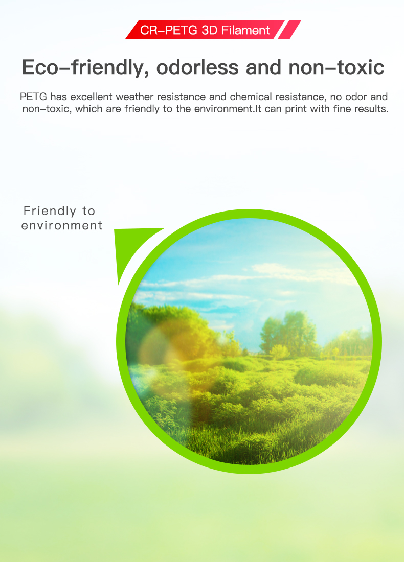 Creality CR-PETG 3D Printing Filament TRANSPARENT NZ